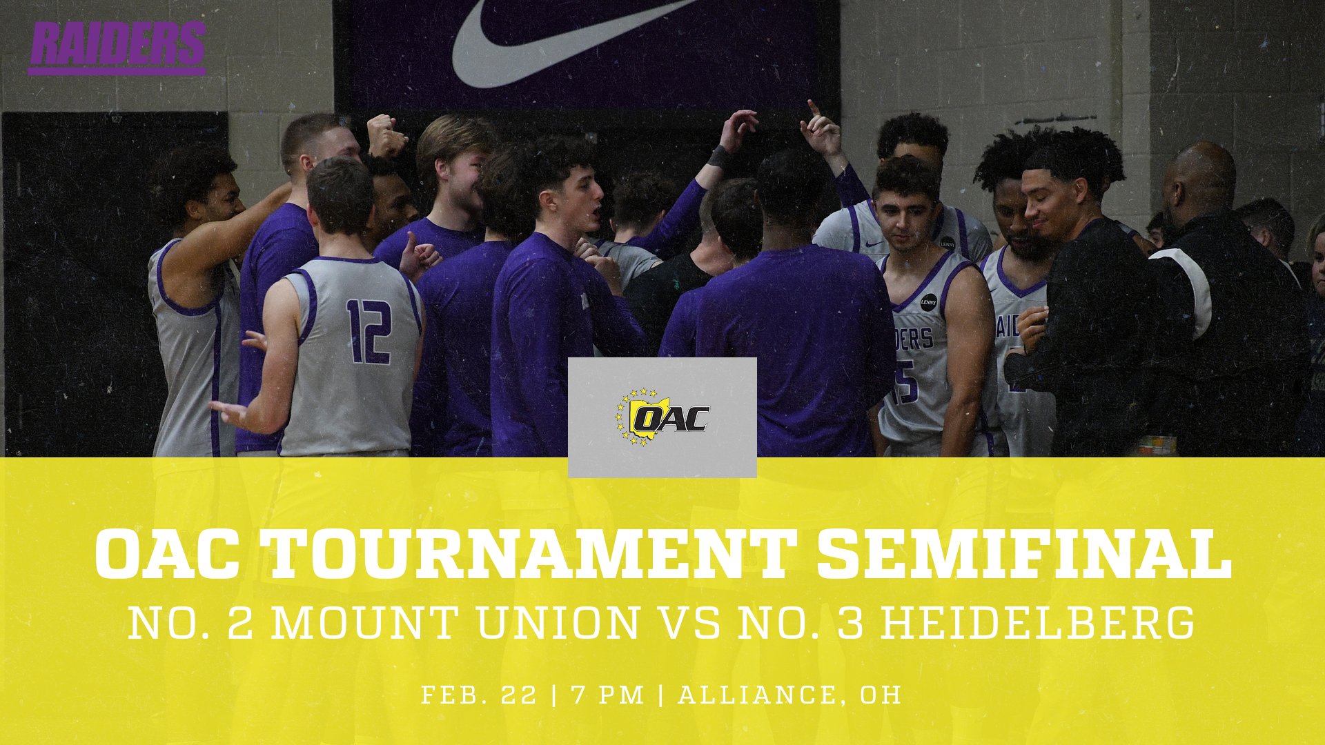OAC Tournament: Mount Union vs Heidelberg