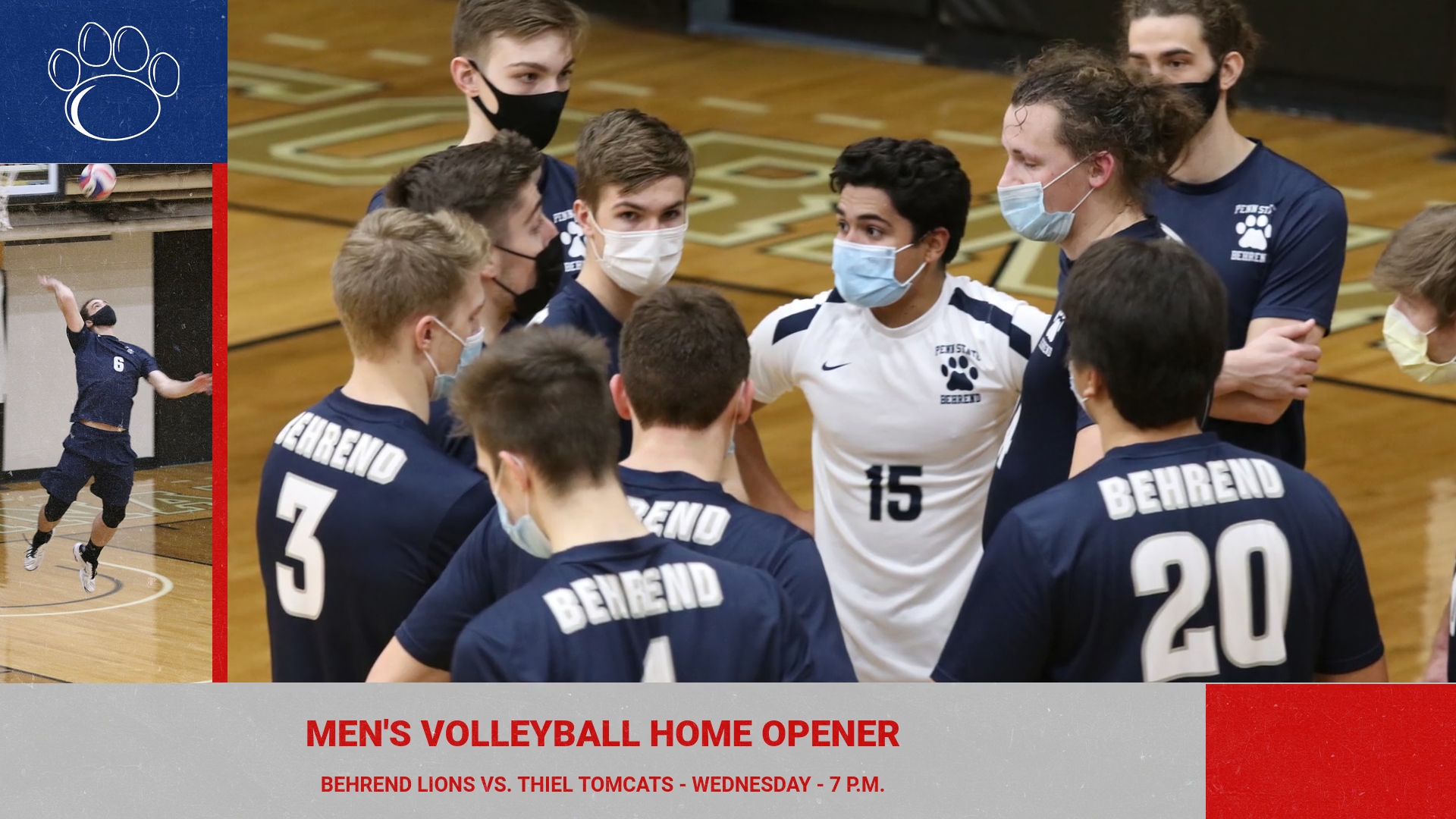 Behrend Men's Volleyball vs. Thiel