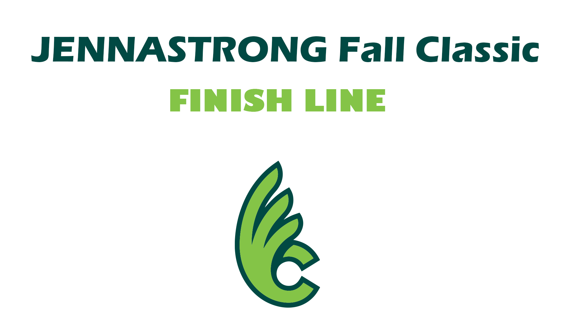 JENNASTRONG Fall Classic Finish Line