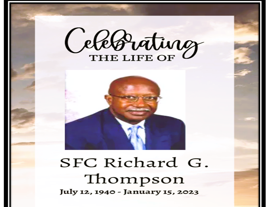 Celebrating the Life of Brother SFC Richard G.Thompson