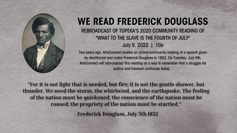 We Read Frederick Douglass (Rebroadcast)