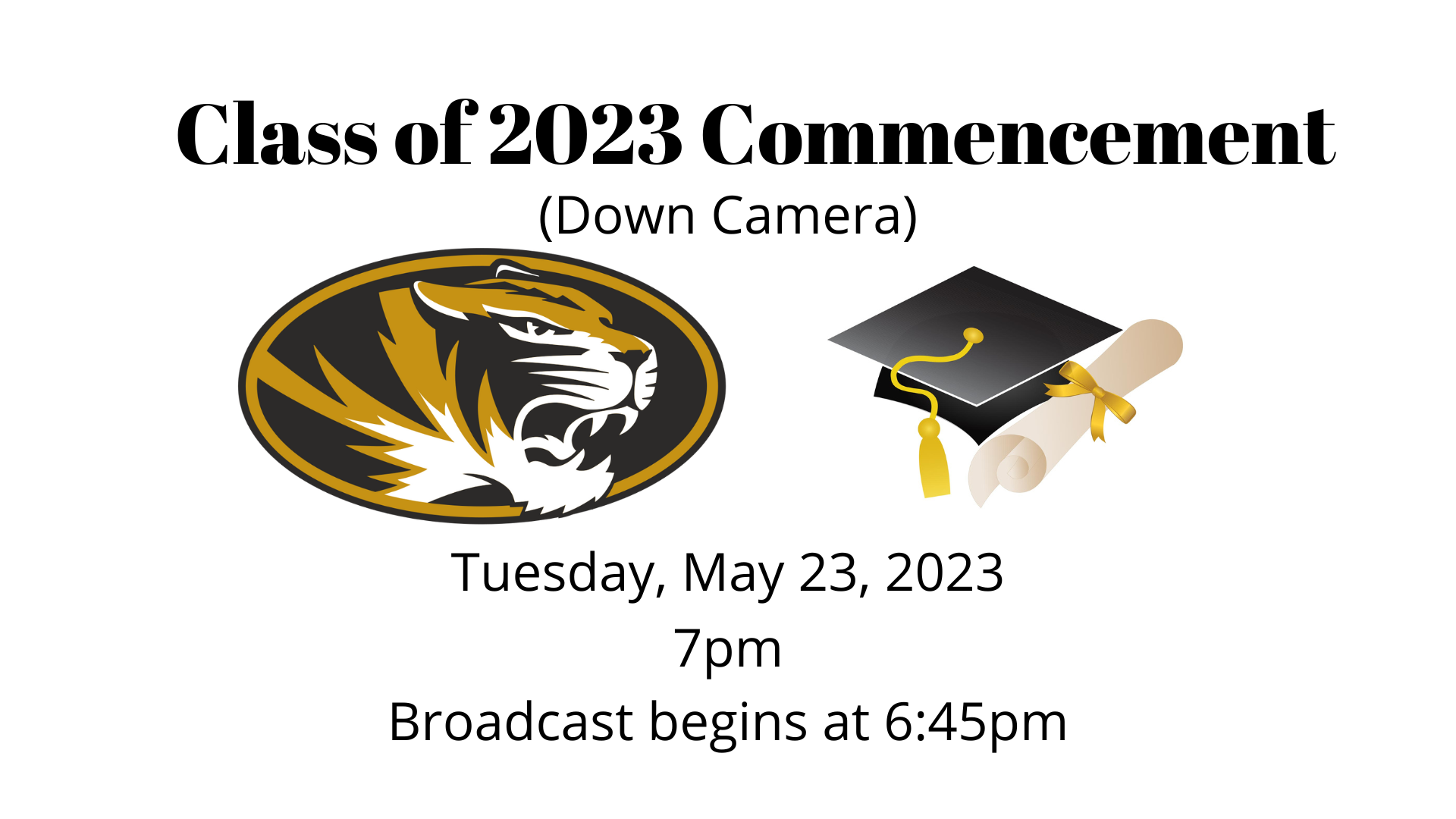 Class of 2023 Graduation - Down Camera