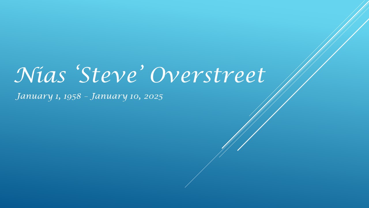 Funeral Services for Nias 'Steve' Overstreet