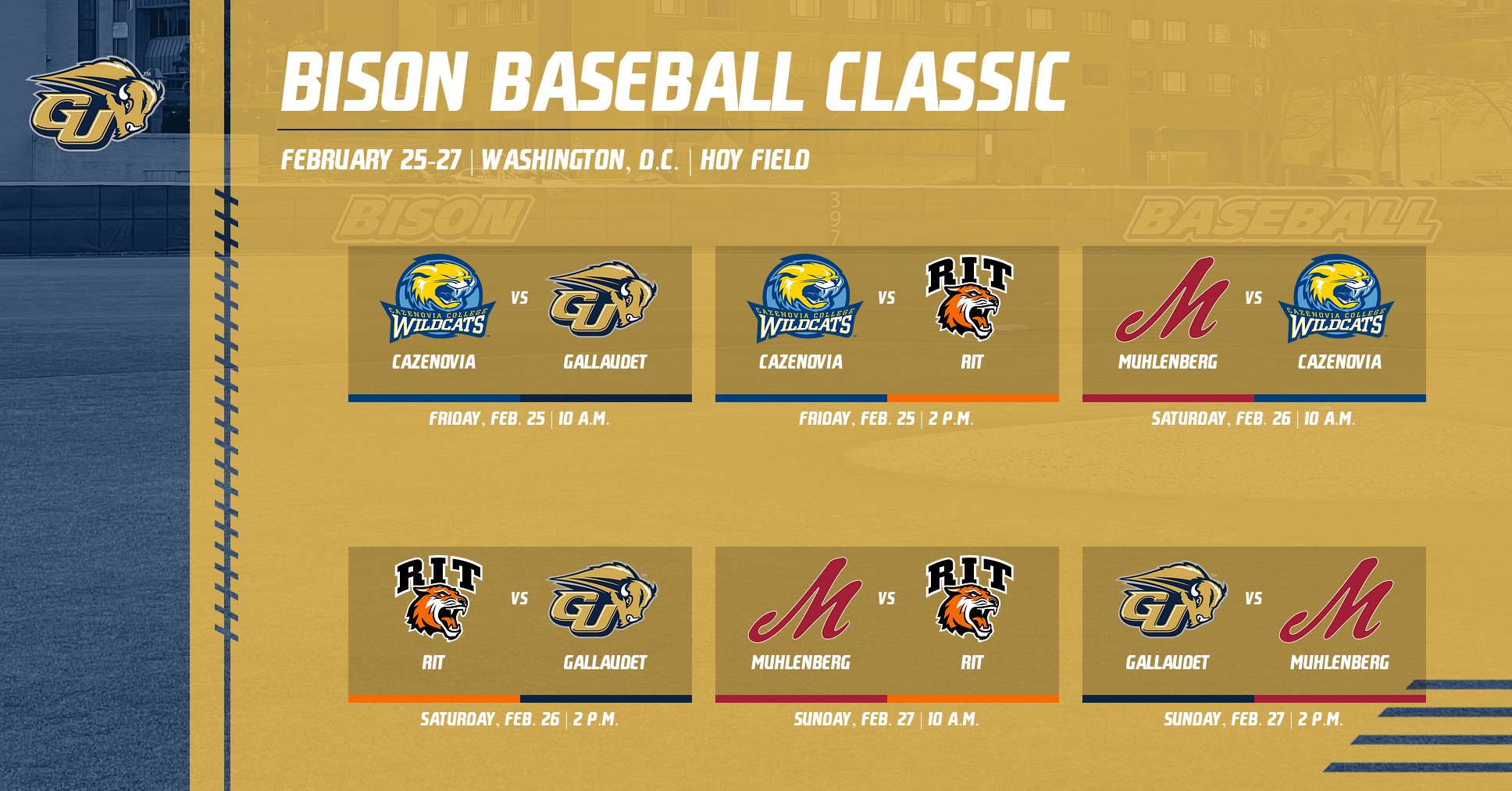 Baseball: RIT vs. Cazenovia