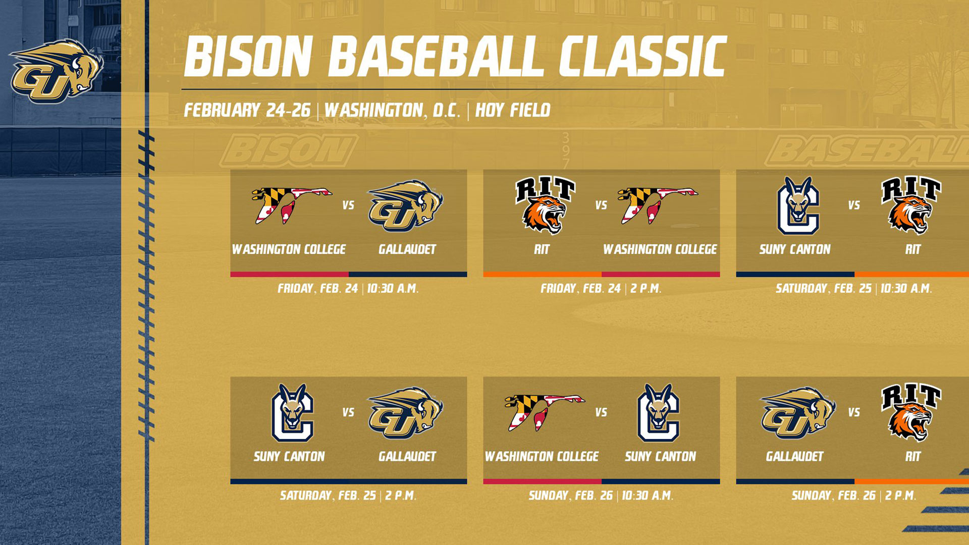 Baseball SUNY Canton Vs Washington College Baseball SUNY Canton Vs Washington College