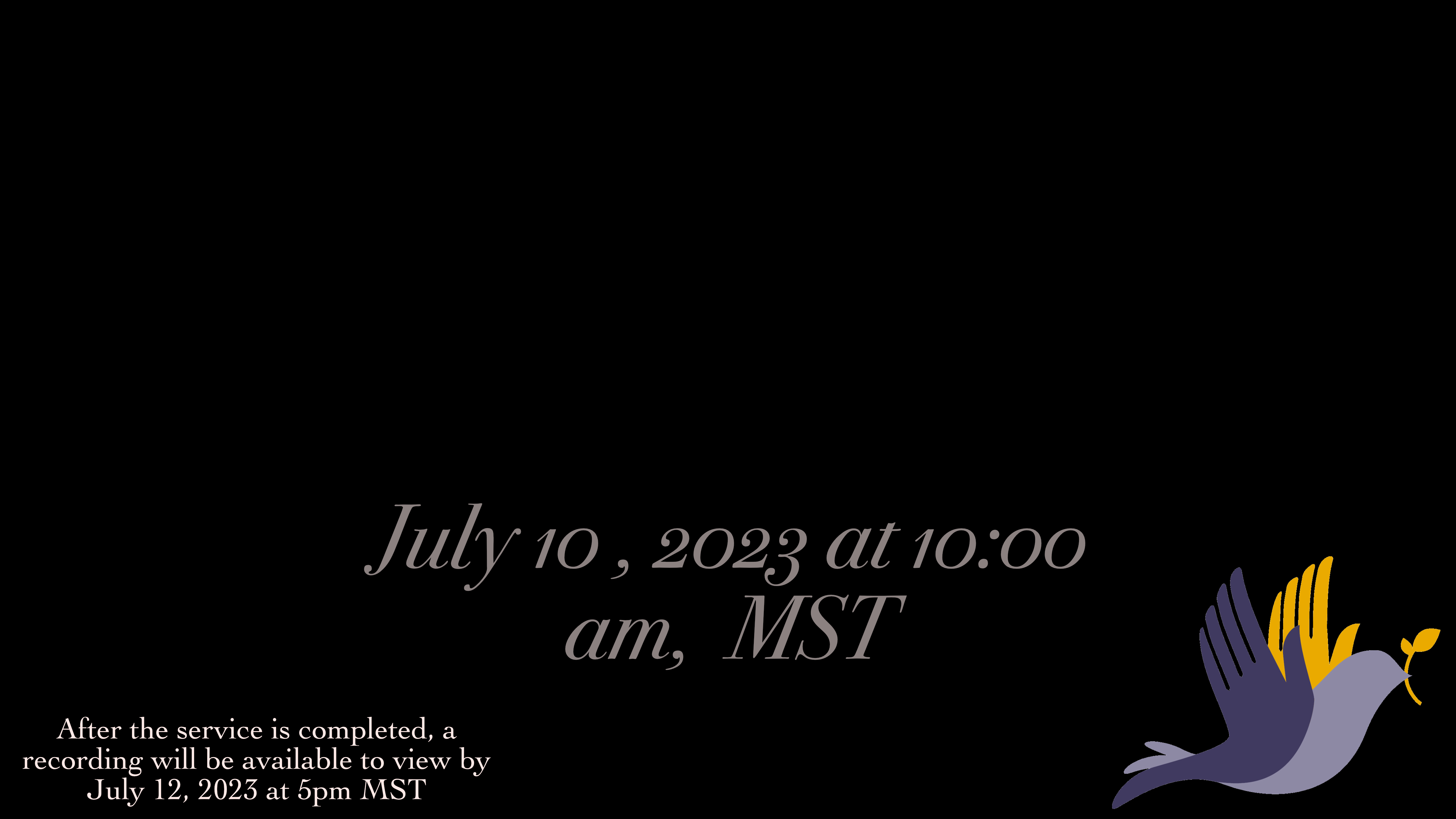 Judith Ford Livestream Service