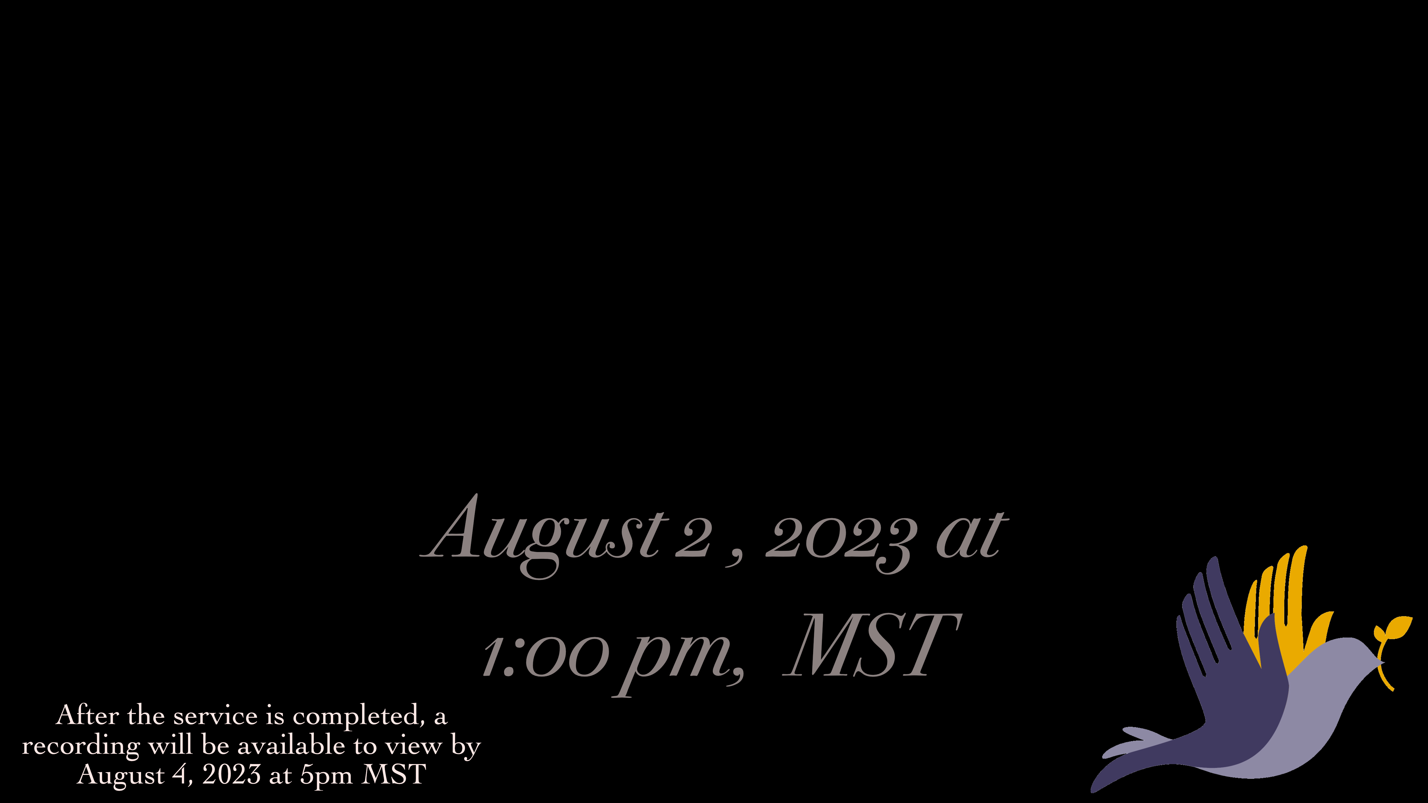 Greg Gaudette Service Livestream