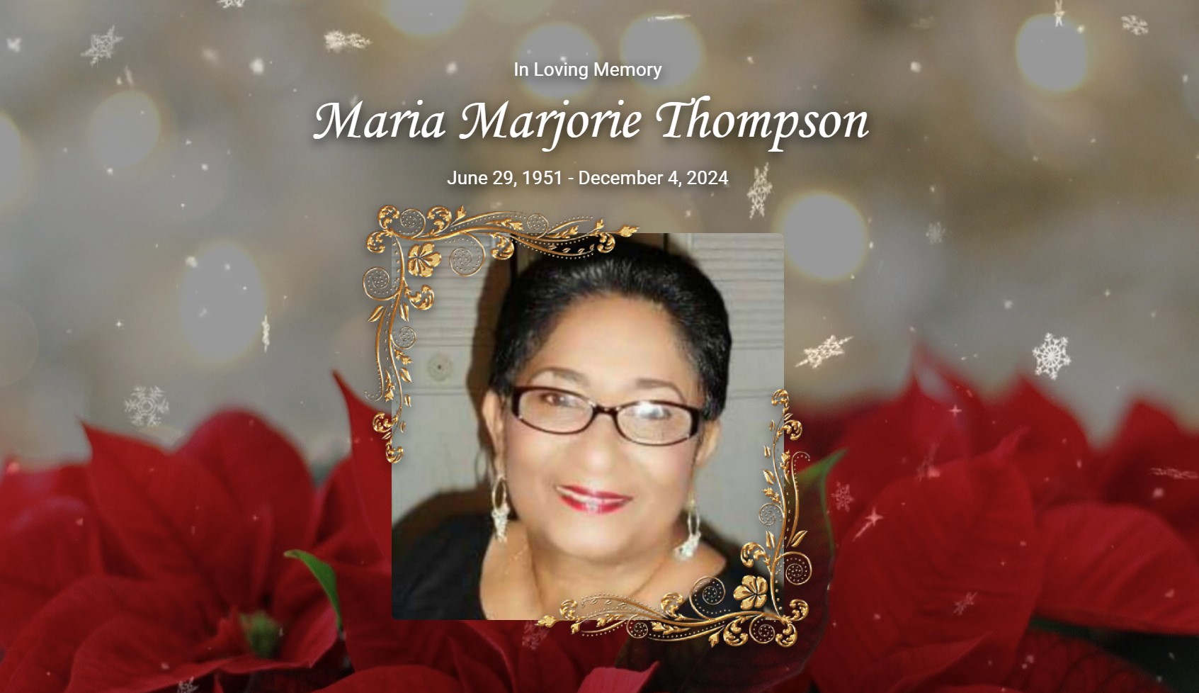 Maria Marjorie Thompson - Klein Funeral Home