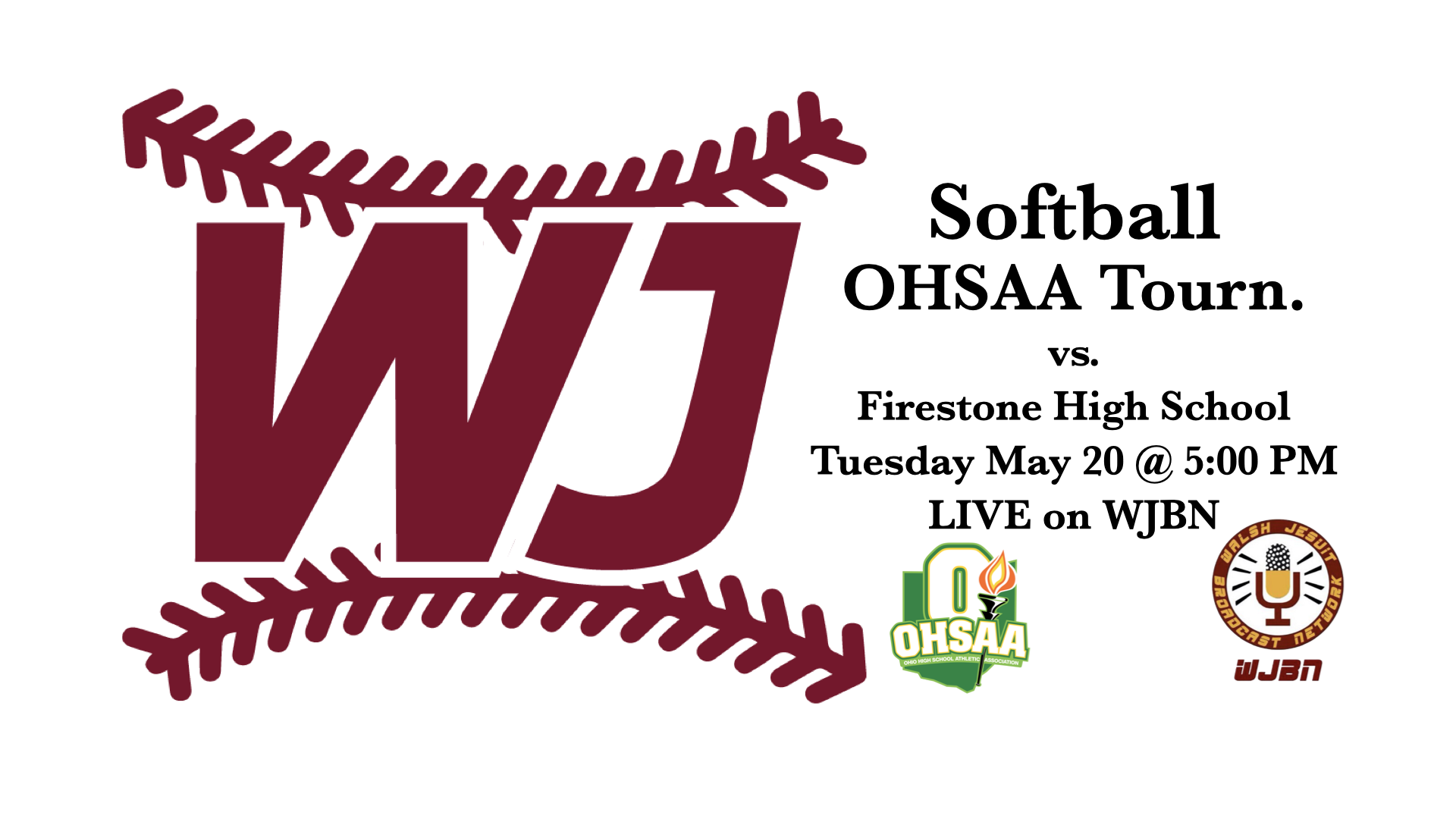 OHSAA Softball--Warriors v. Falcons