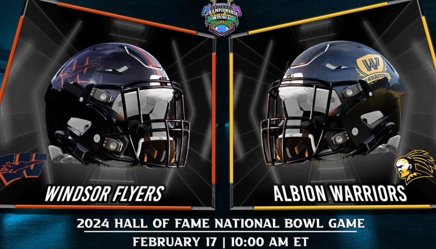 SUNSINE NATION BOWL GAME - WINDSOR FLYERS VS ALBION WARRIORS