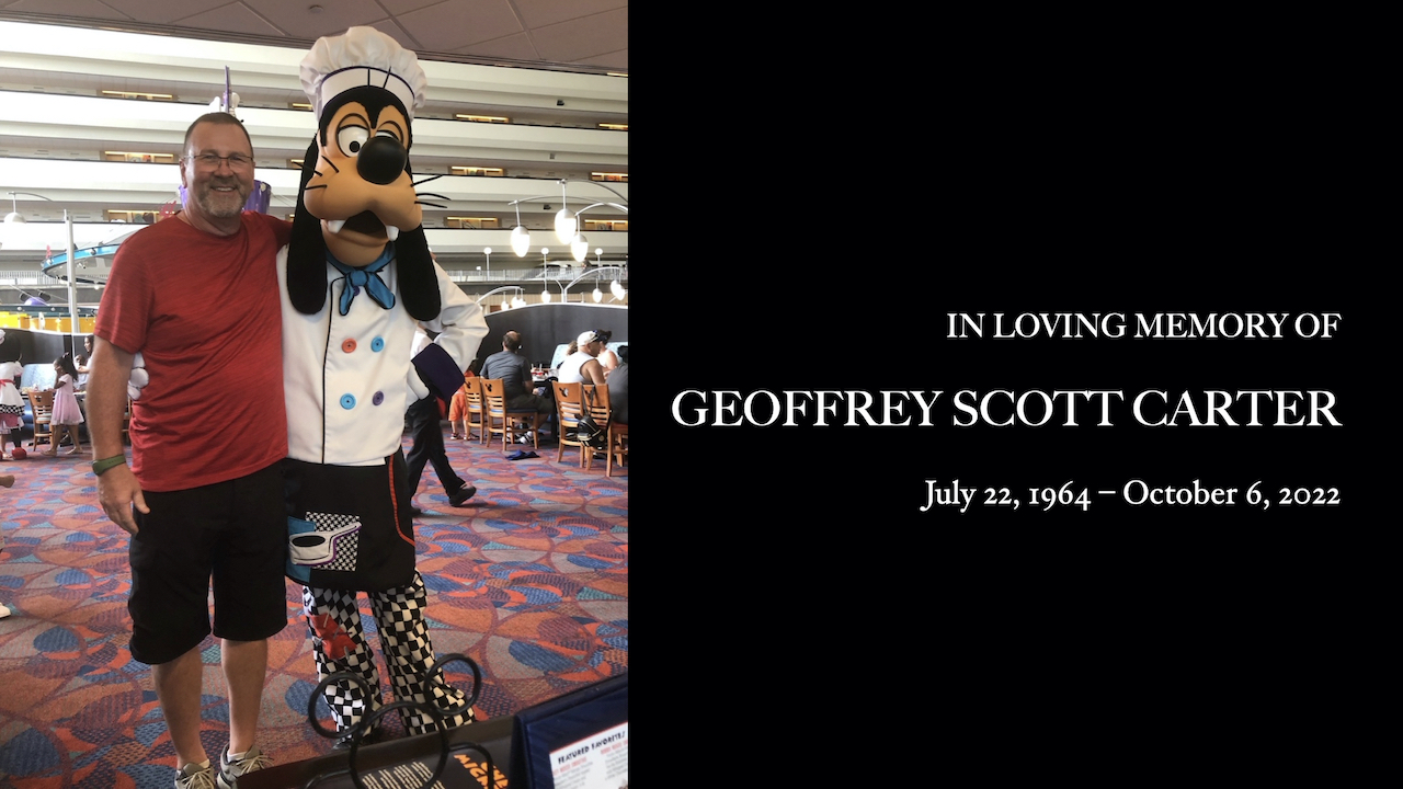 Memorial of Geoffrey Scott Carter