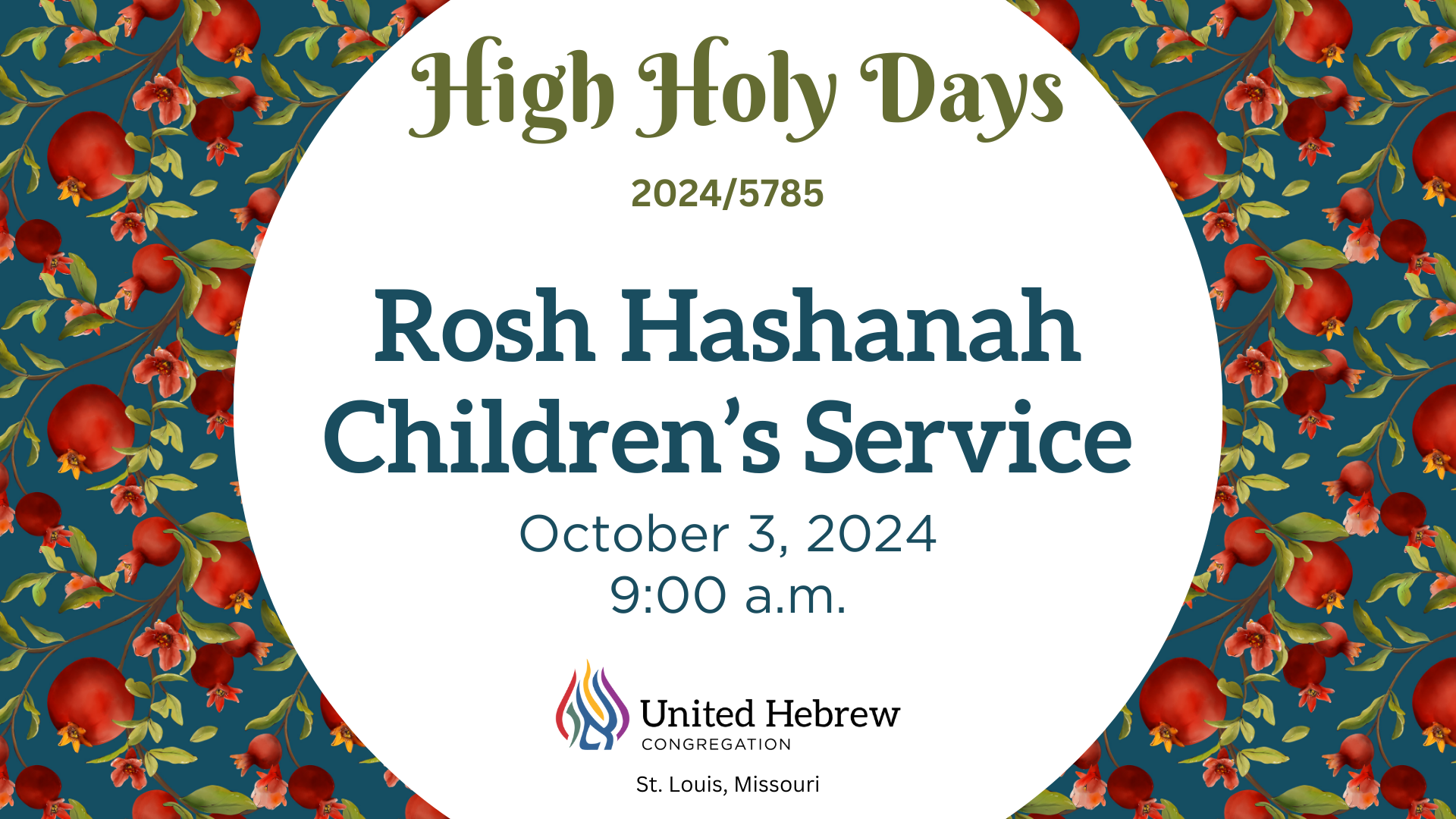 Rosh Hashanah Children's Service