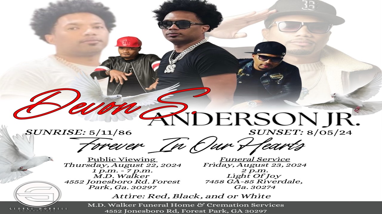 Devon S. Anderson, Jr. - Celebration of Life Service