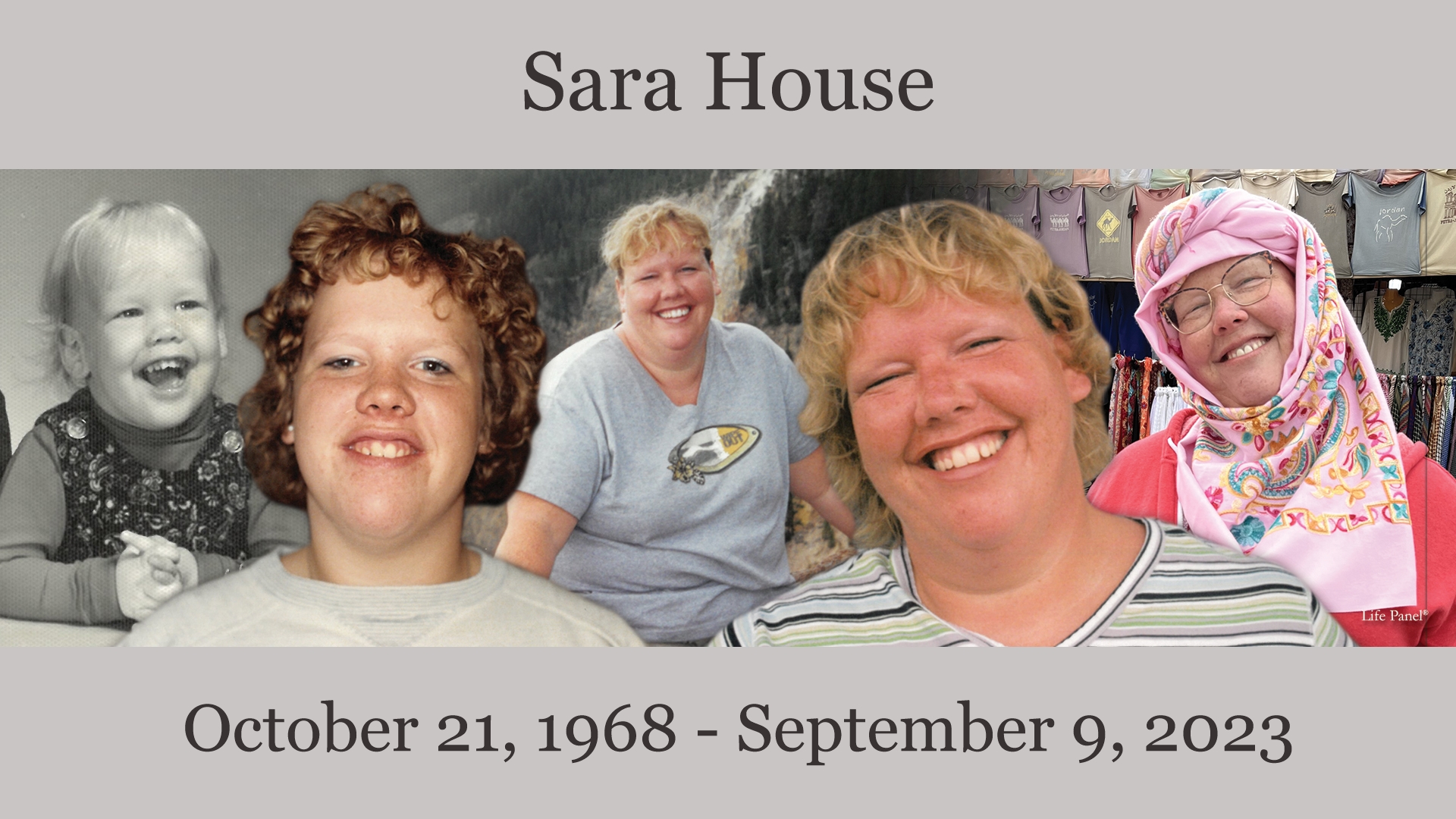 Sara House Memorial Service