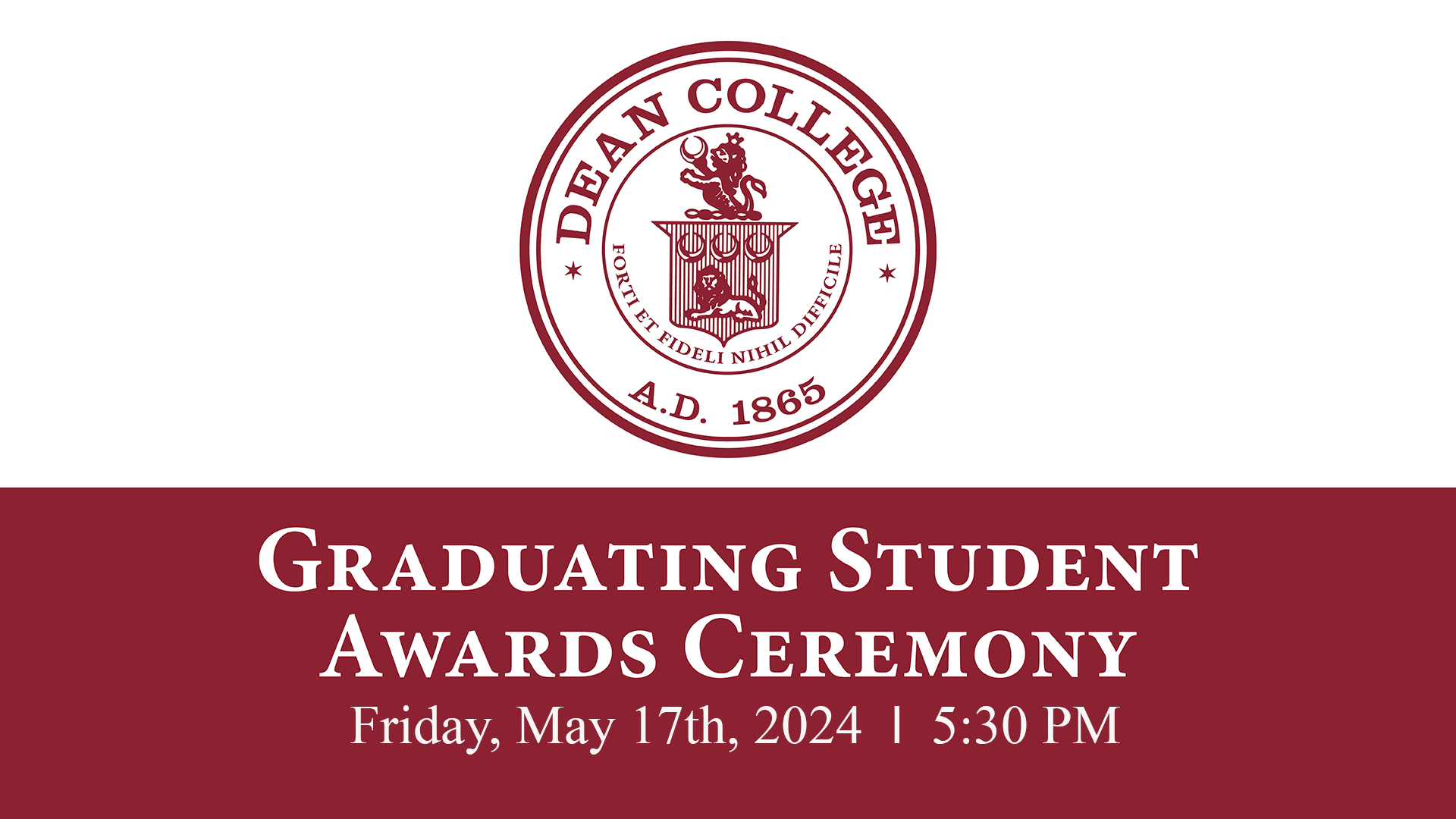 Graduating Student Awards Ceremony