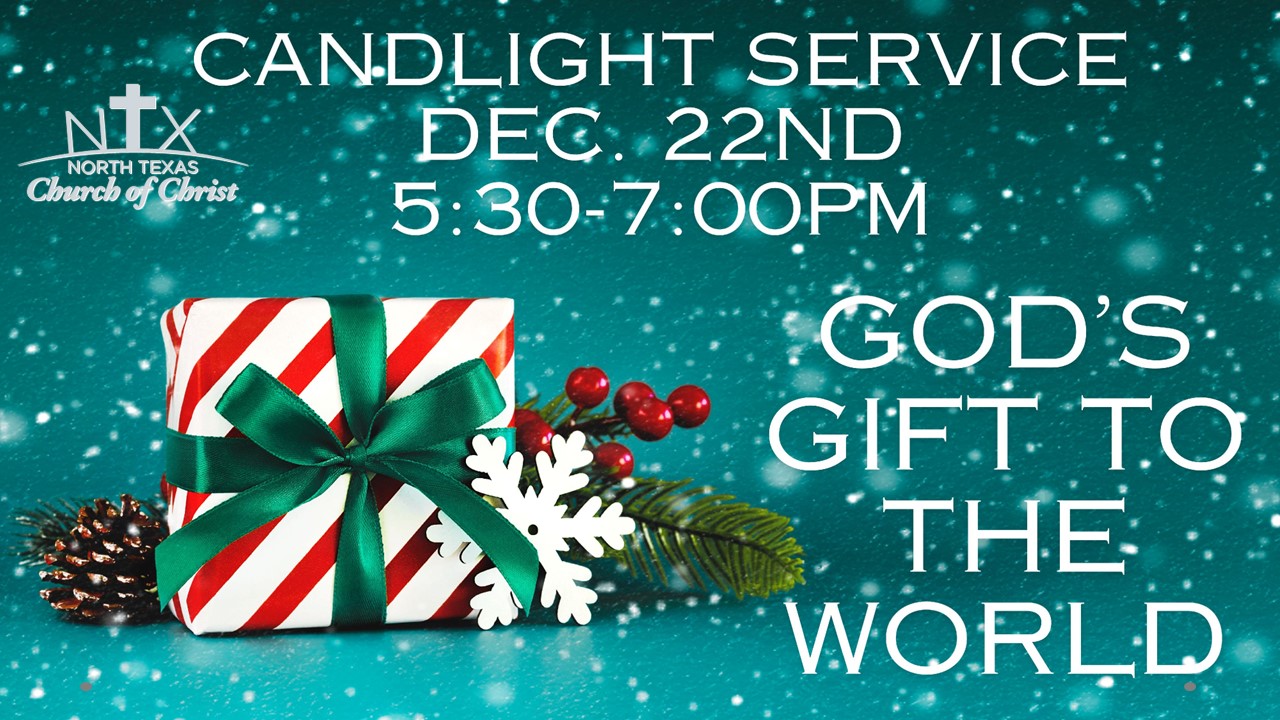 Friday, December 22, 2023 Candlelight Service