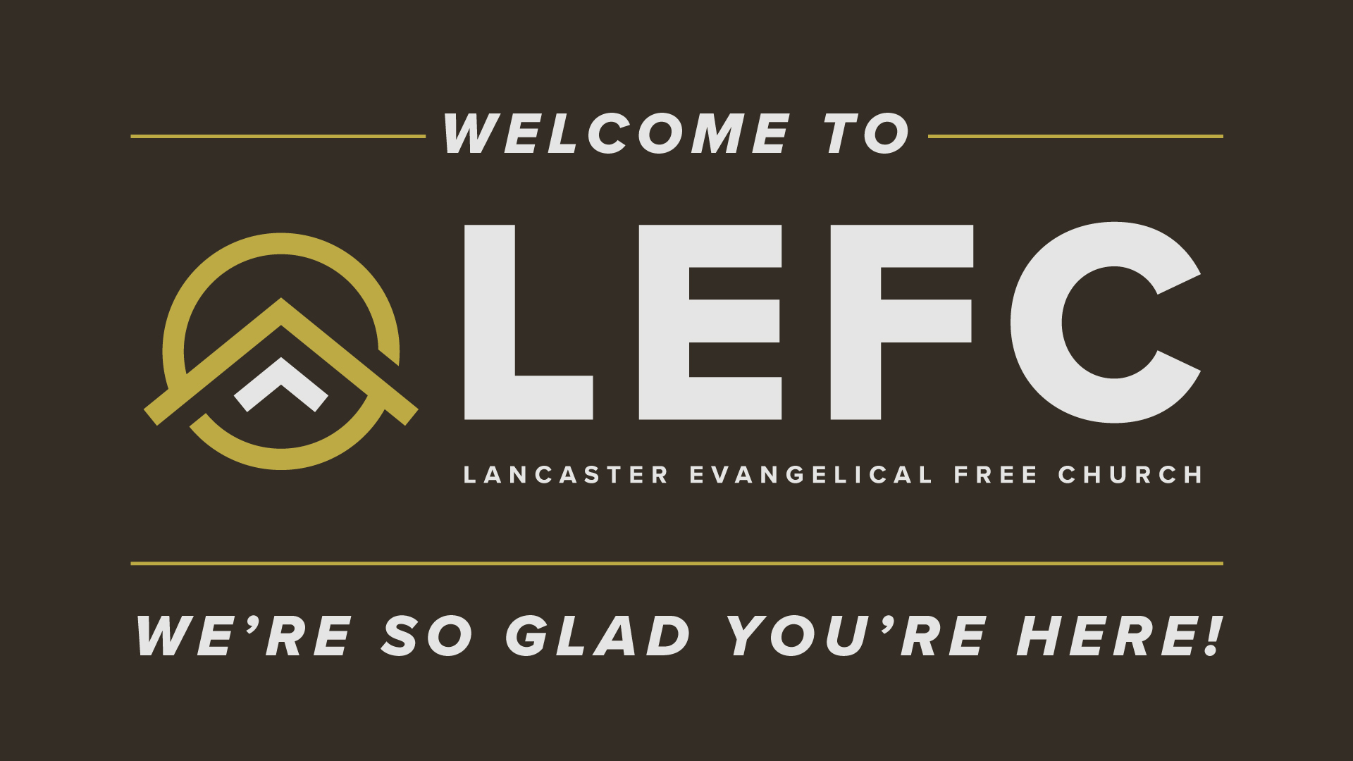All broadcasts for Lancaster Evangelical Free Church (LEFC)