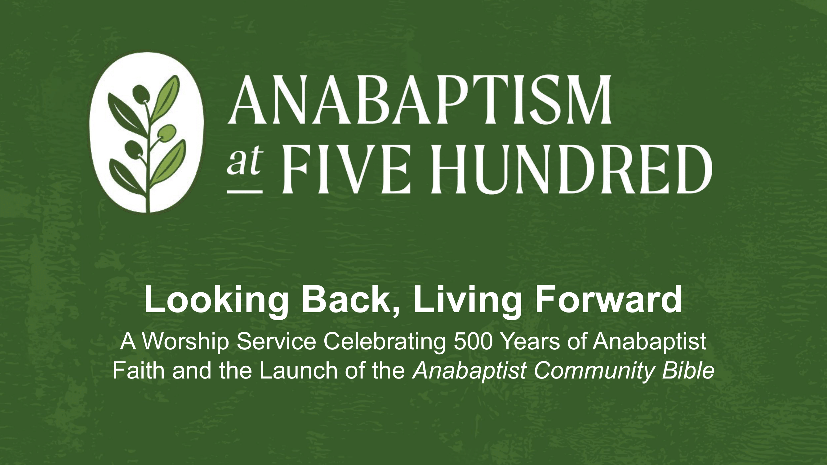 All broadcasts for College Mennonite Church - Goshen, IN