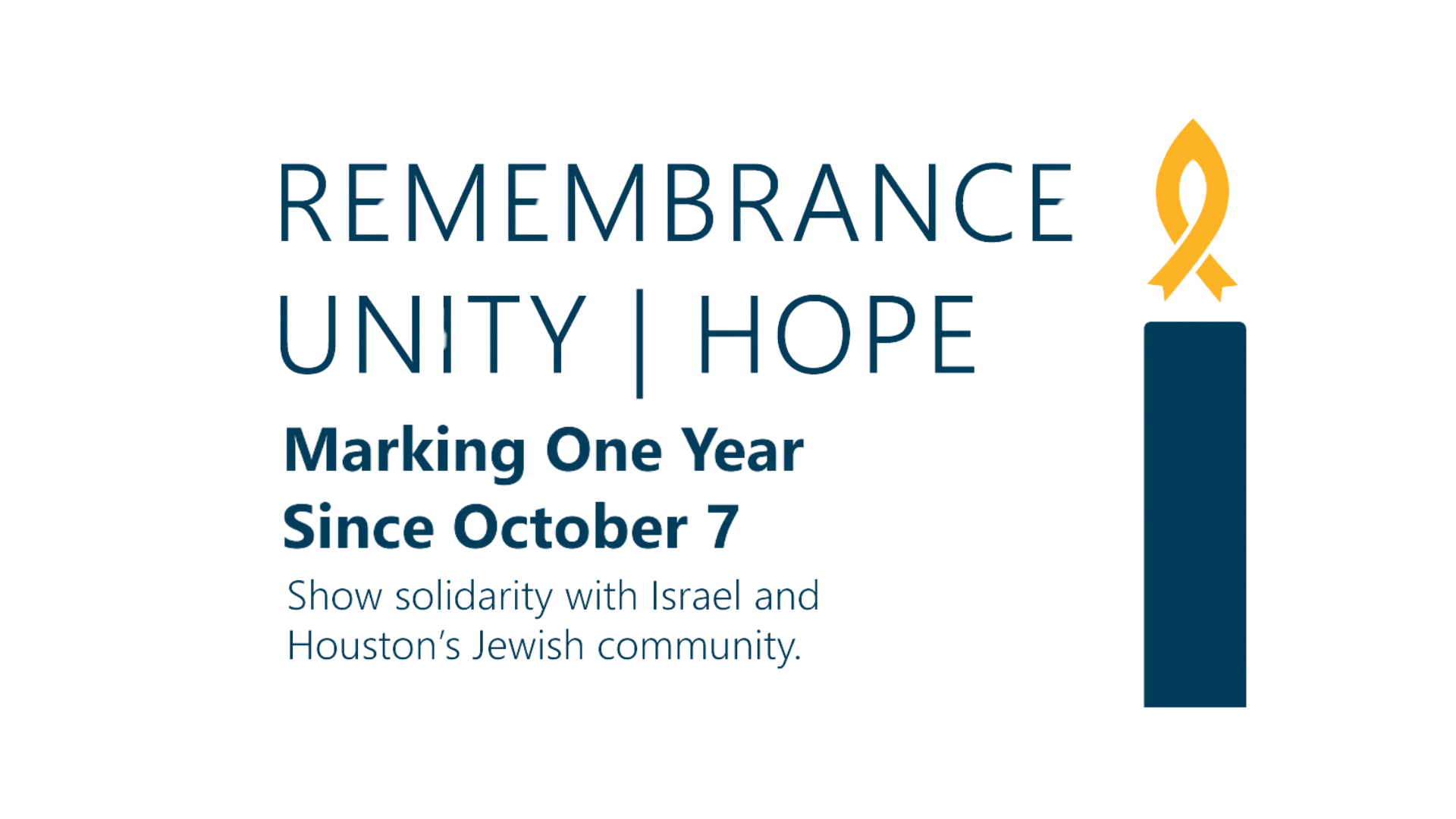 October 7 Community Vigil