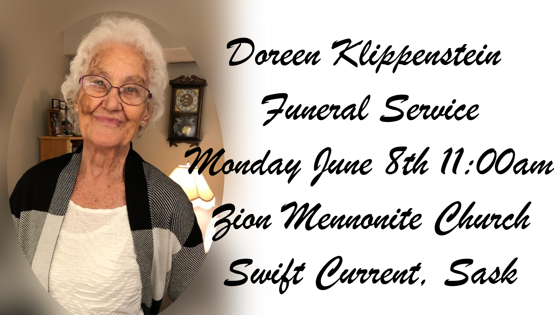 Doreen Klippenstein Funeral Service