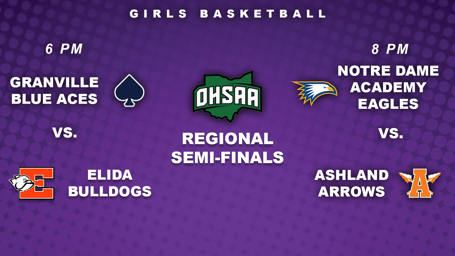 OHSAA Regional Semi-Finals: Granville Blue Aces vs. Elida Bulldogs ...