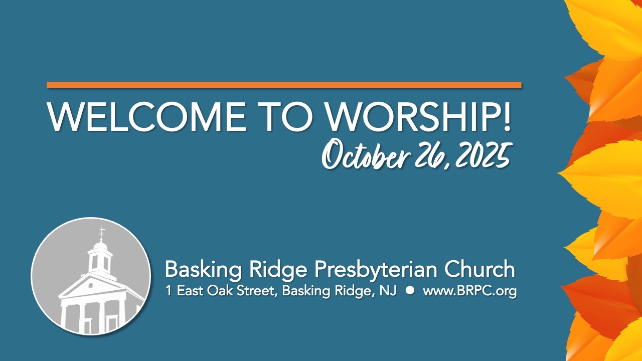 Sunday Worship - October 26, 2025