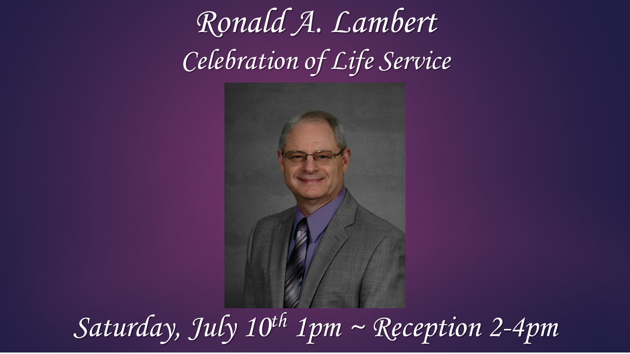 Ron Lambert Celebration of Life