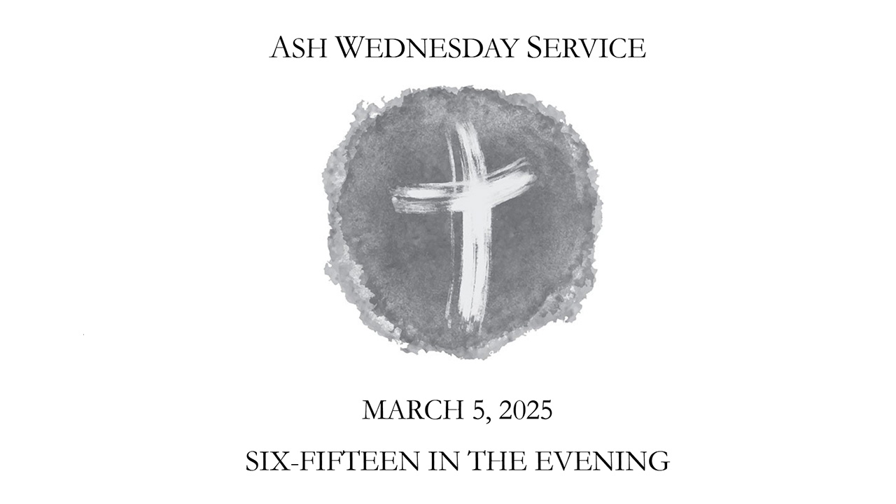 Ash Wednesday Service