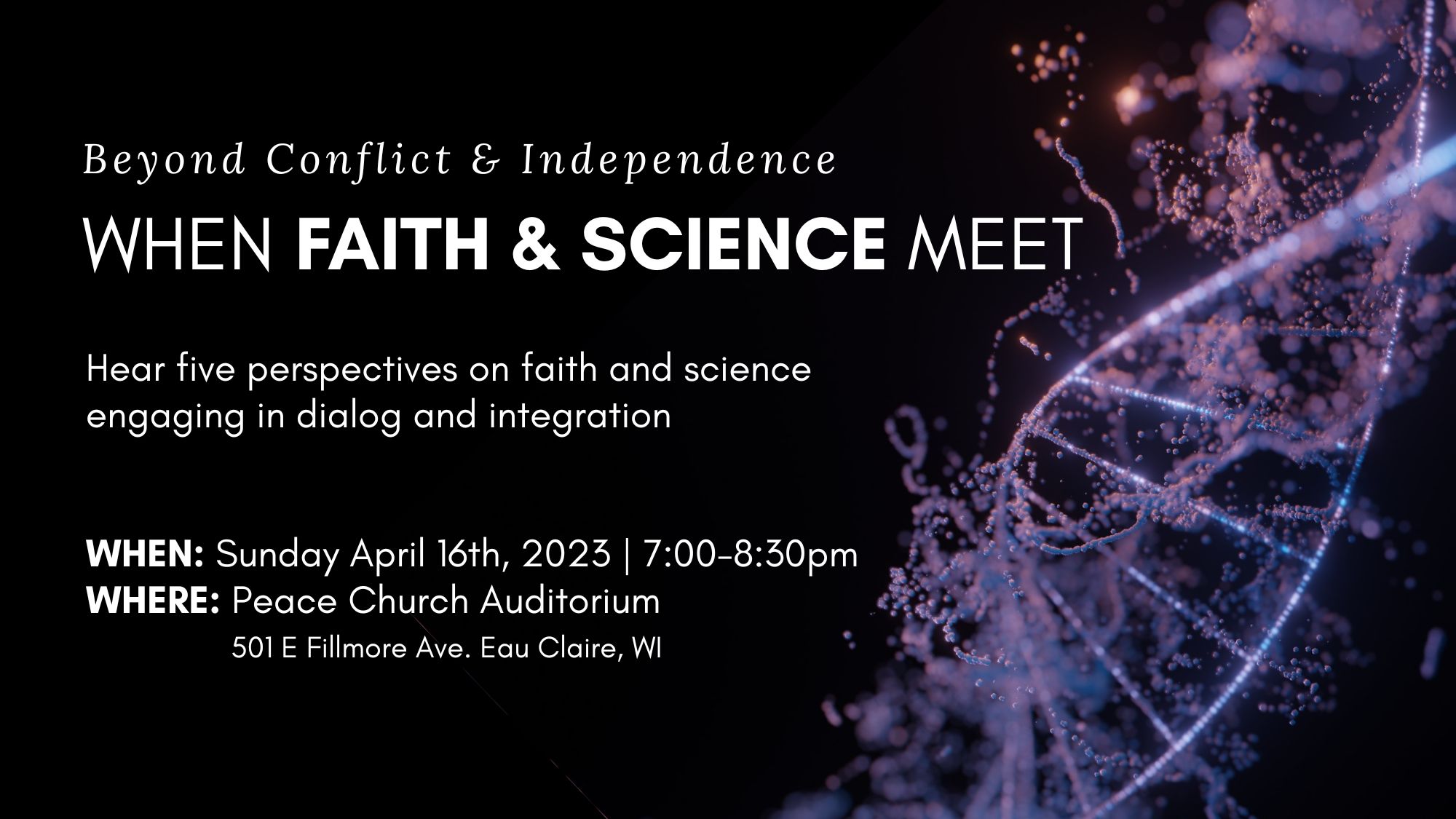When Faith & Science Meet