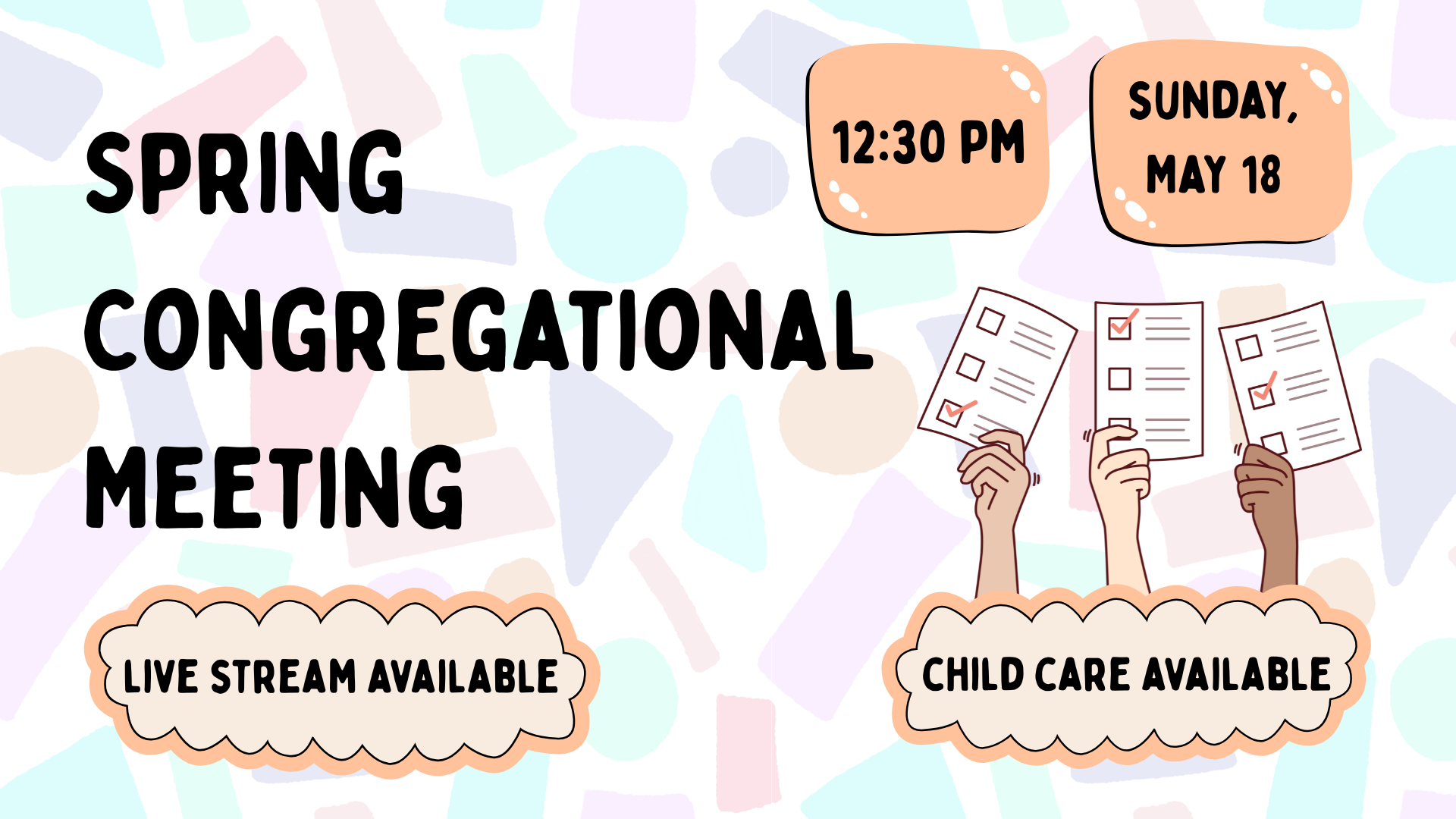 Spring Congregational Meeting