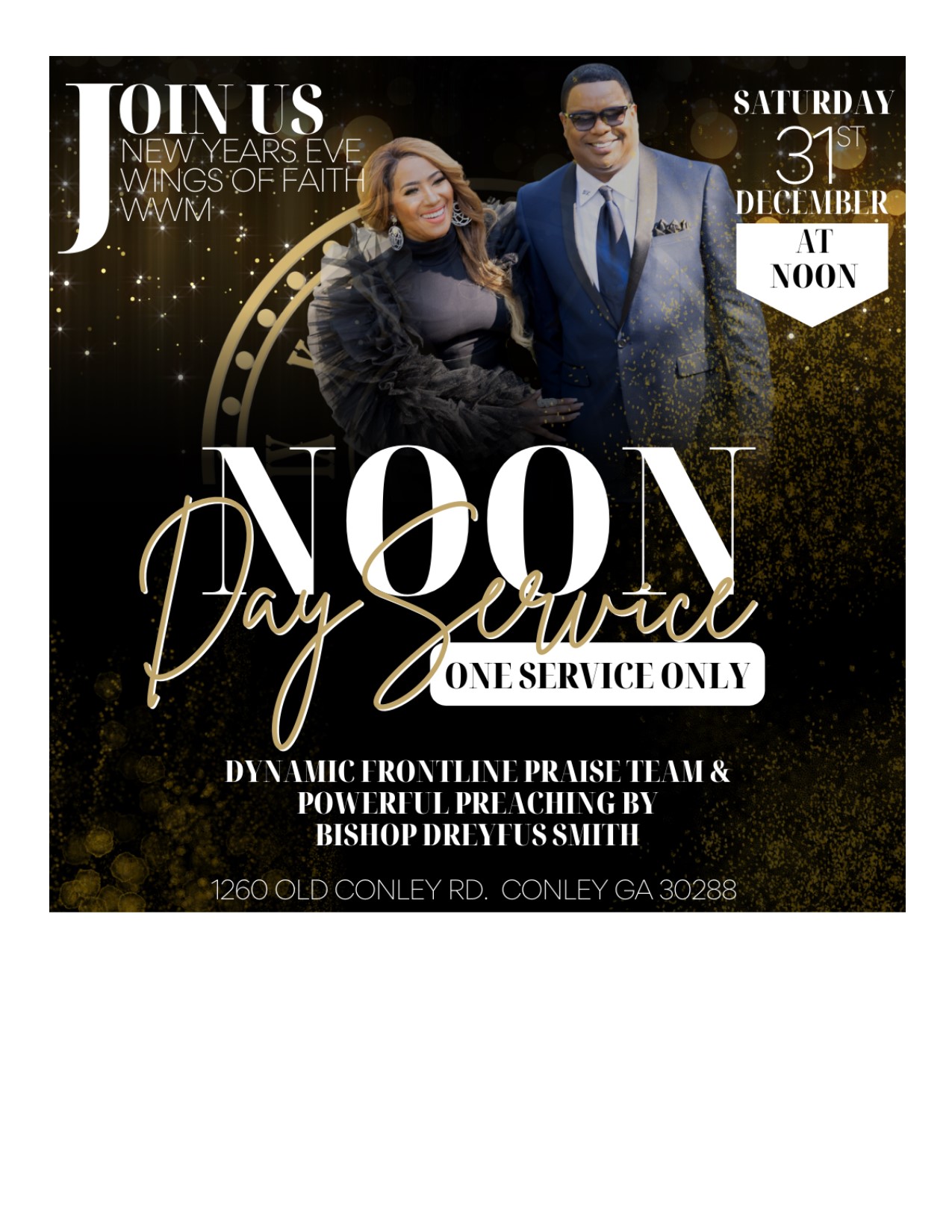 NYE - NOON DAY SERVICE 12.31.2022