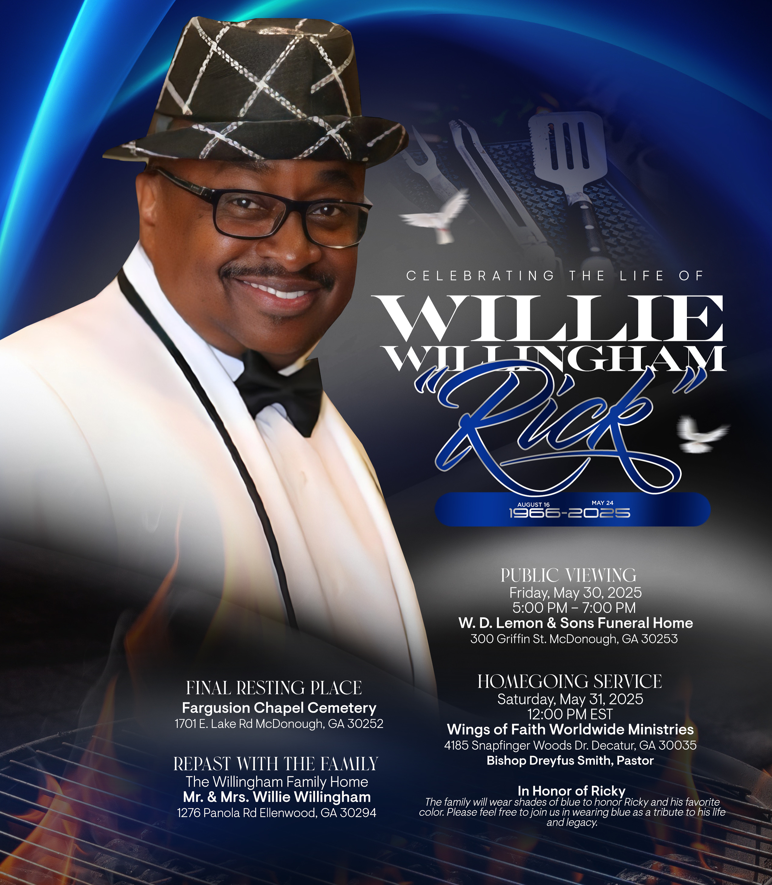 Homegoing Celebration of Life for Willie "Rick" Willingham