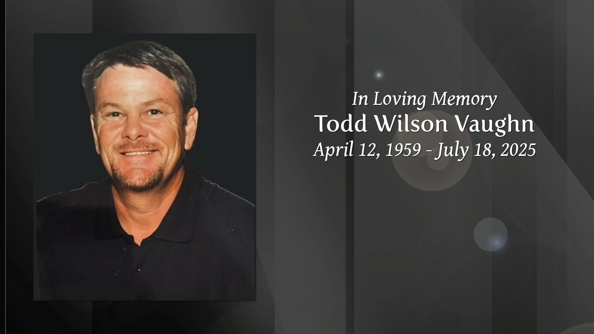 Todd Wilson Vaughn Funeral Service
