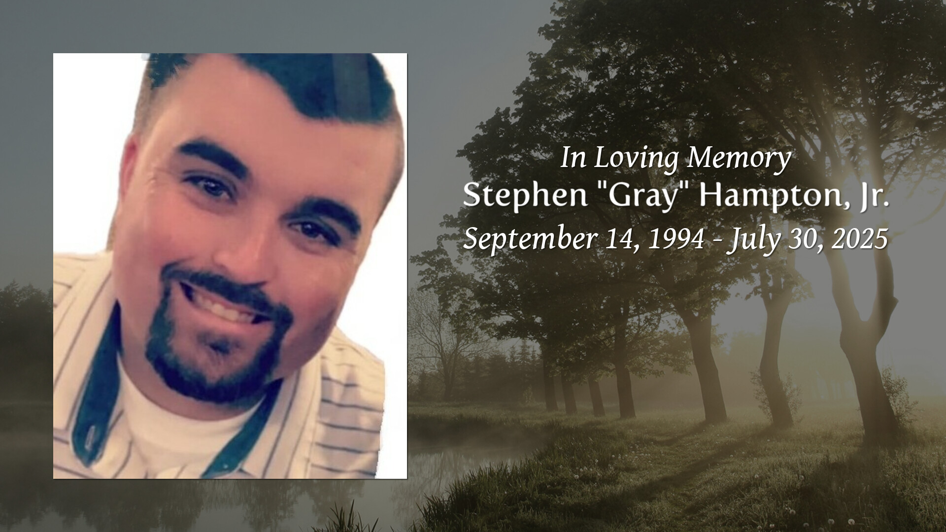 Stephen "Gray" Hampton, Jr. Funeral Service
