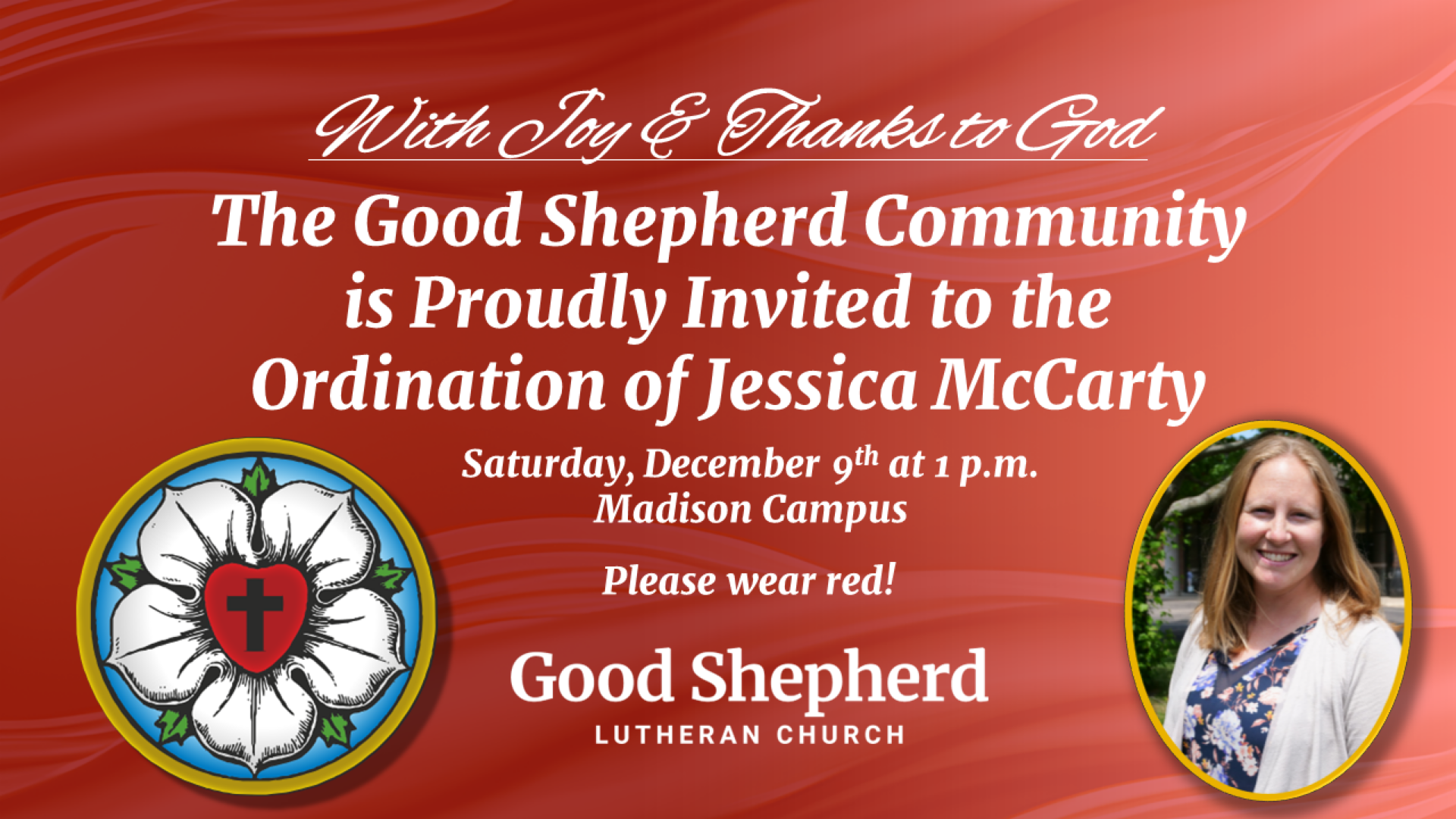 Ordination Service of Jessica McCarty