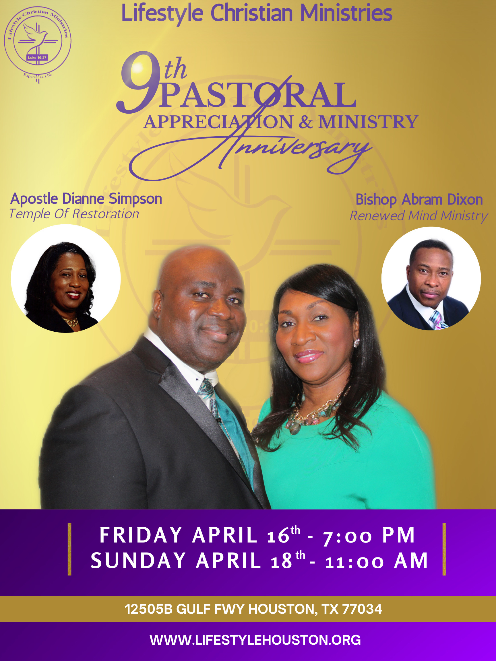 Lifestyle Christian Ministries 9th Pastoral Appreciation & Ministry ...