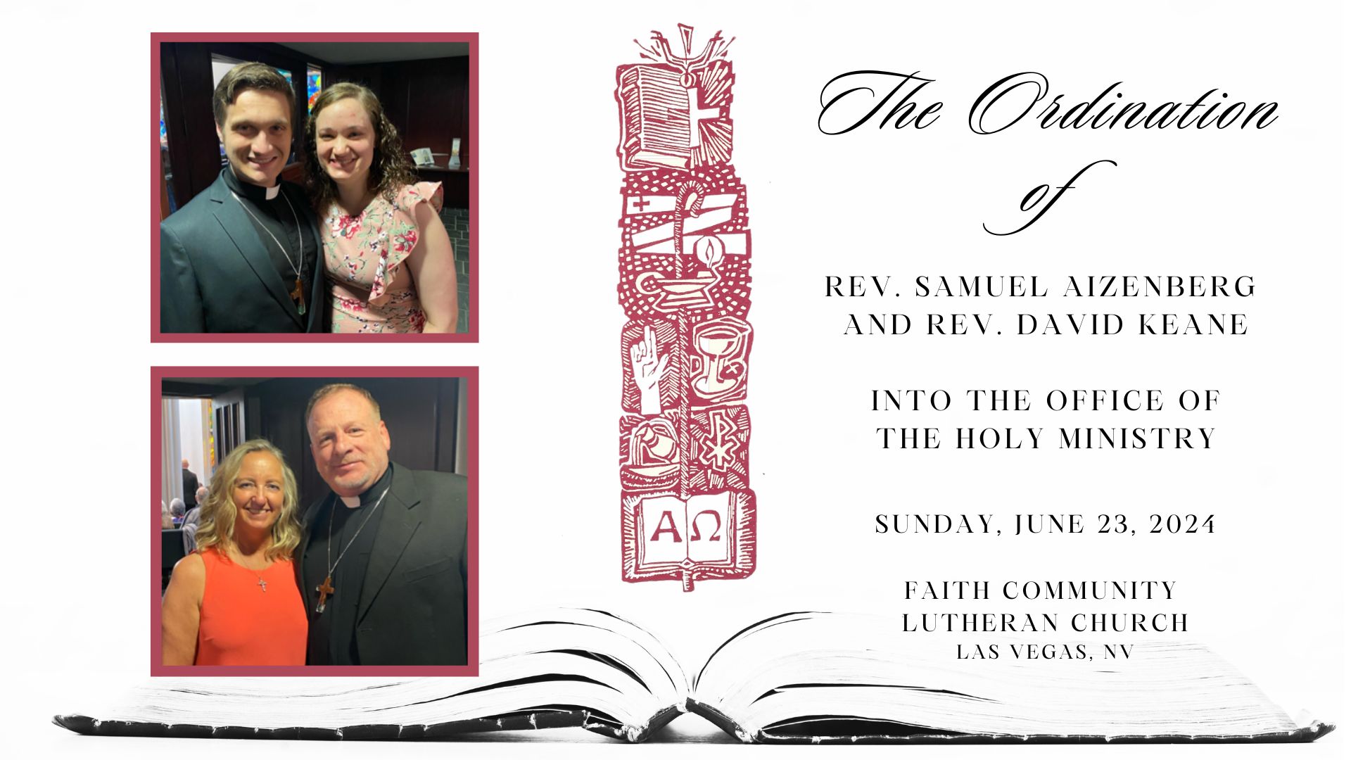 The Ordination of Rev. Samuel Aizenberg and Rev. David Keane | June 23 ...