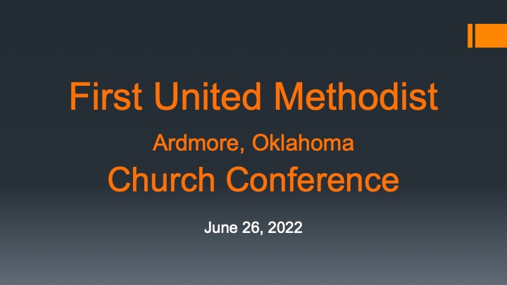 Church Conference 6-26-2022