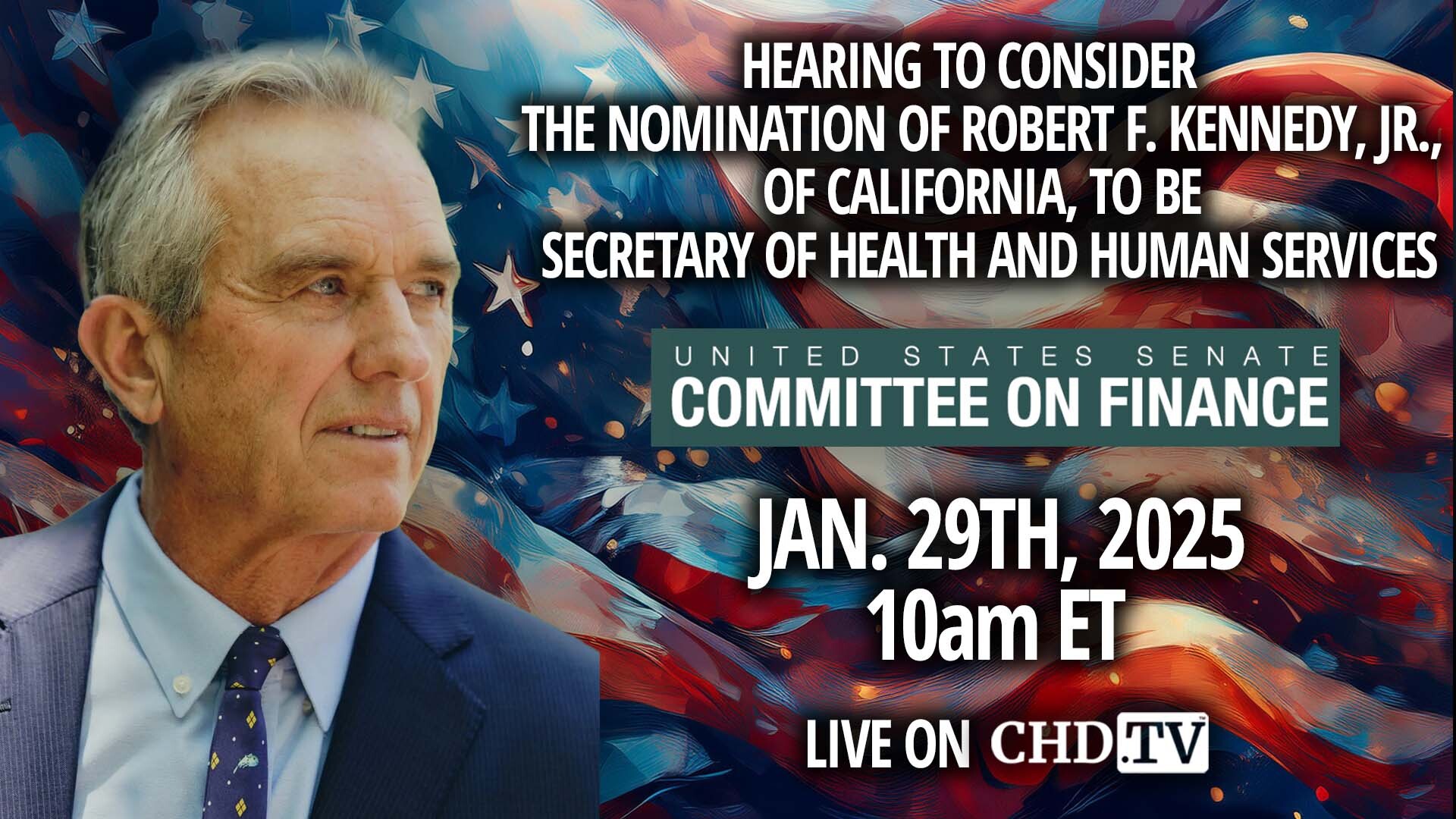 LIVE: Robert F. Kennedy Jr. HHS Confirmation Hearing