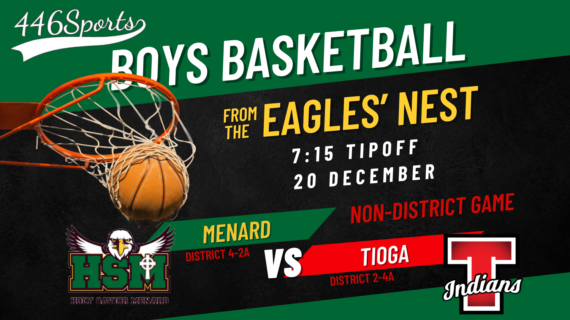 All broadcasts for 446Sports, LLC - Alexandria, LA