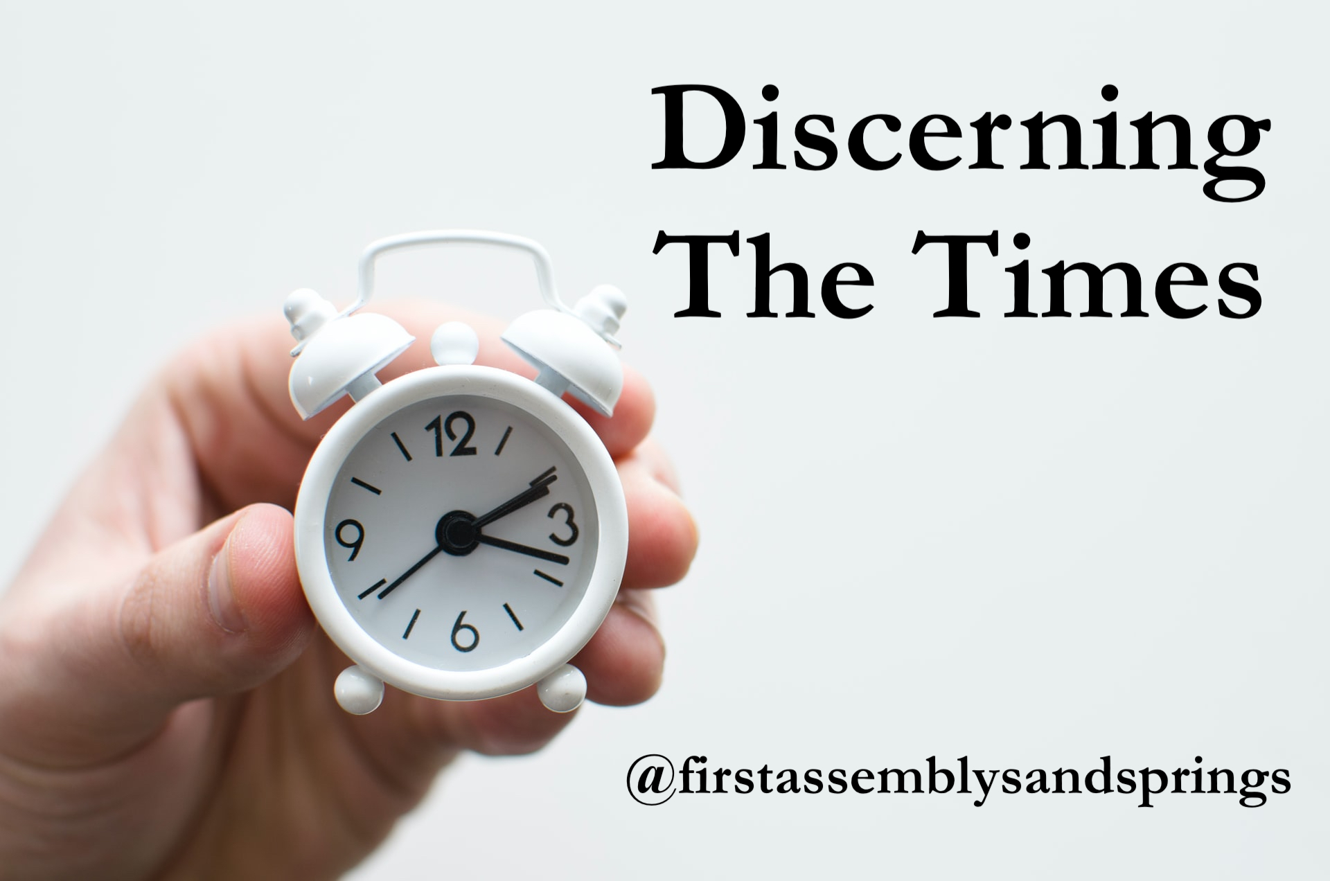 Sunday Morning, May 15, 2022 - Discerning The Times We Are In