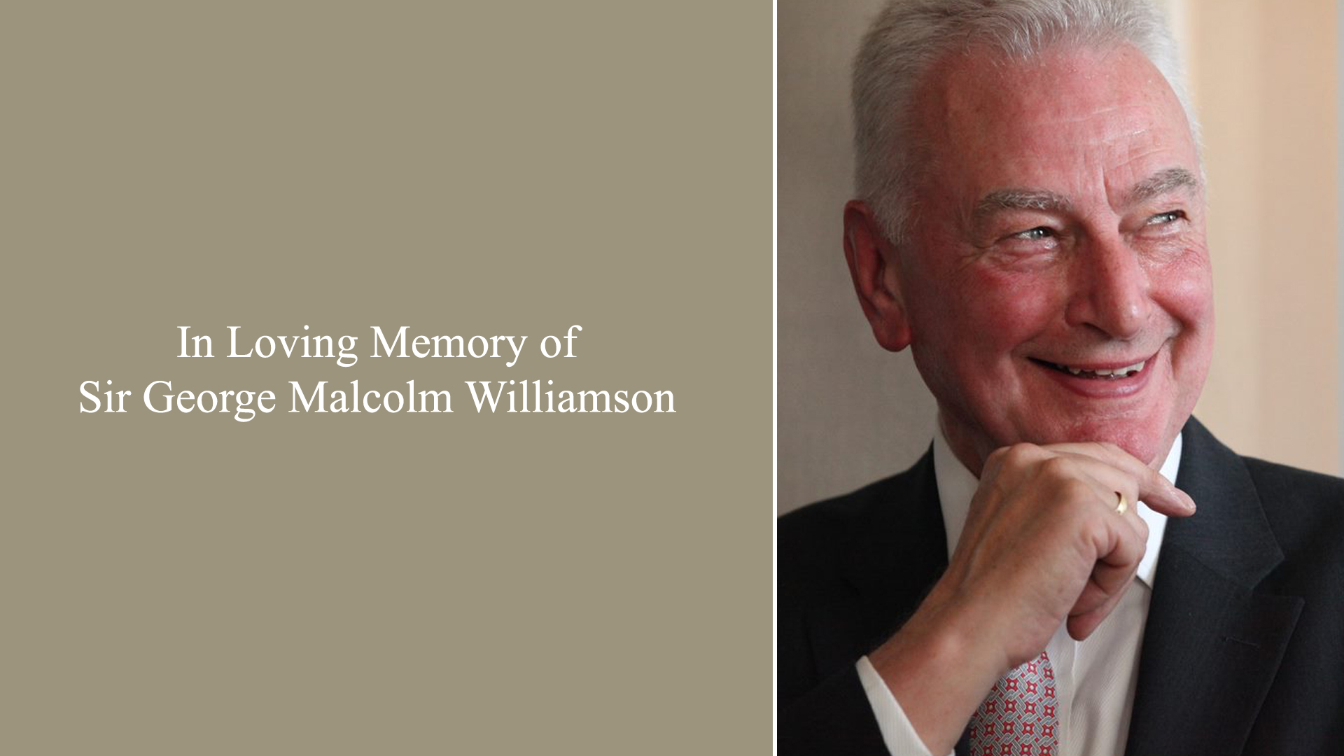 23rd June 2023 - Sir George Malcolm Williamson