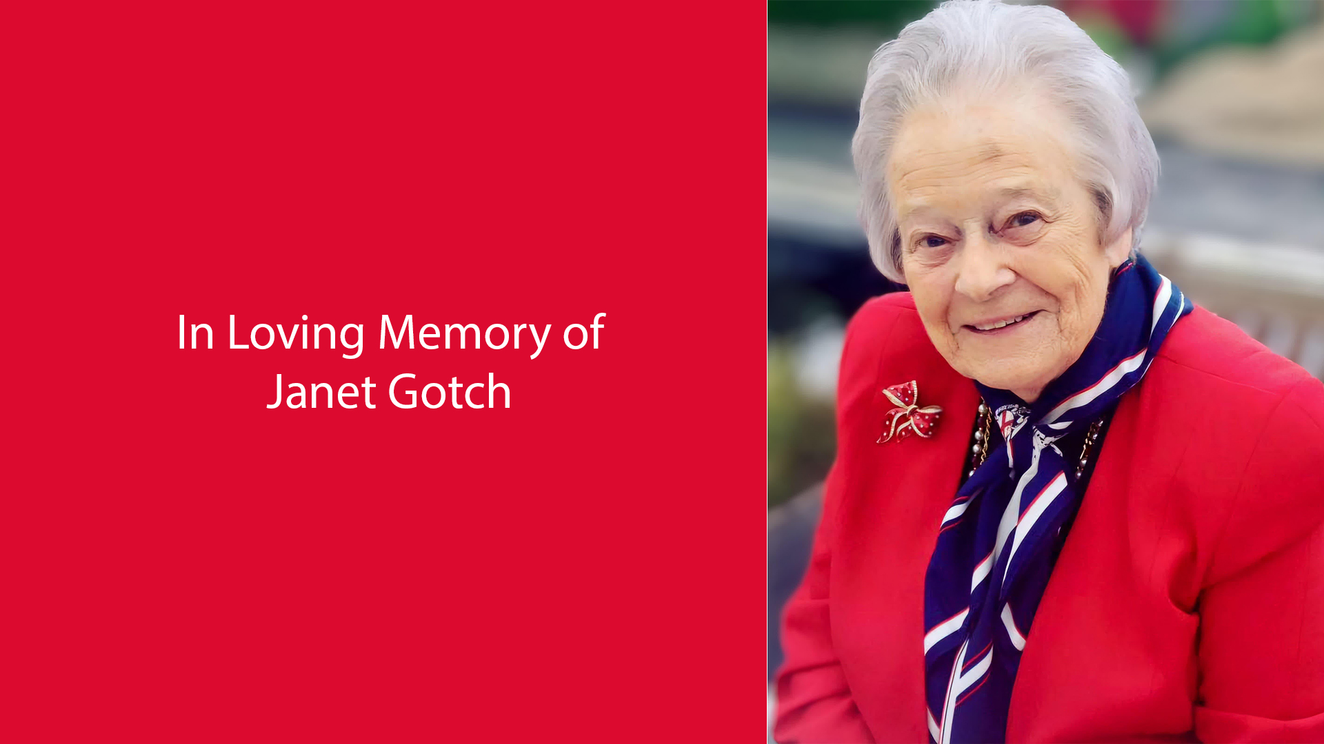 13th March 2025 - Janet Gotch