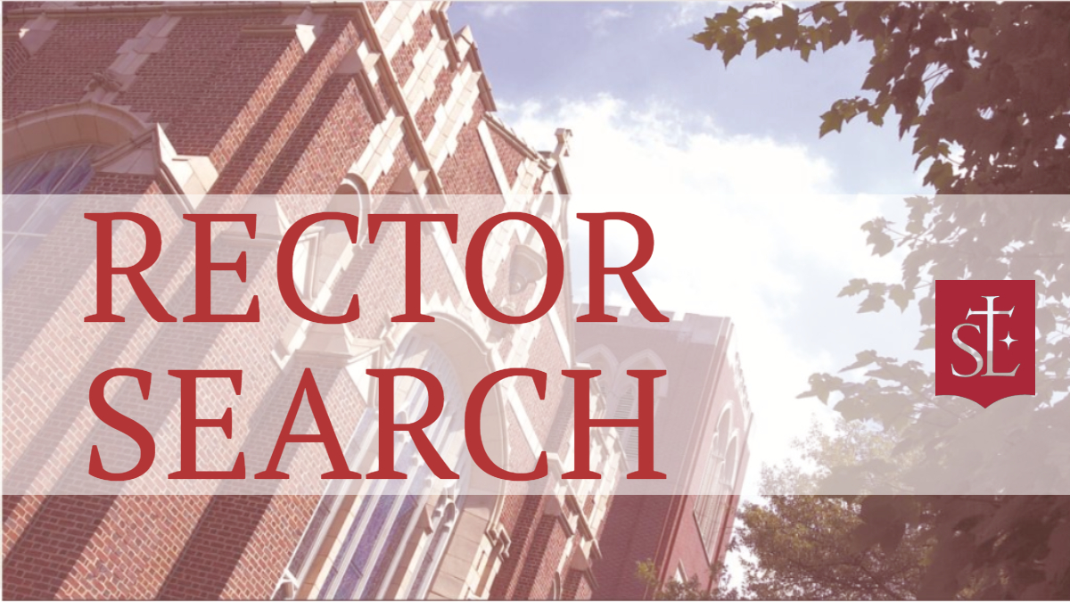 The Forum: Rector Search Update (14 July 2019)