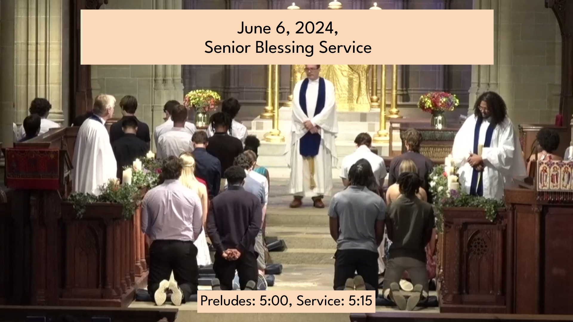 Senior Blessing Service