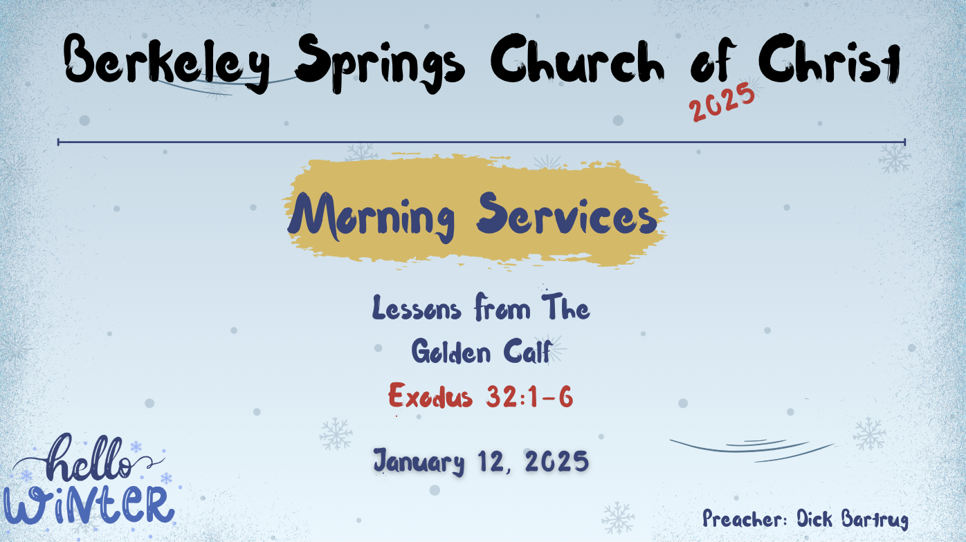 Sunday Morning Sermon