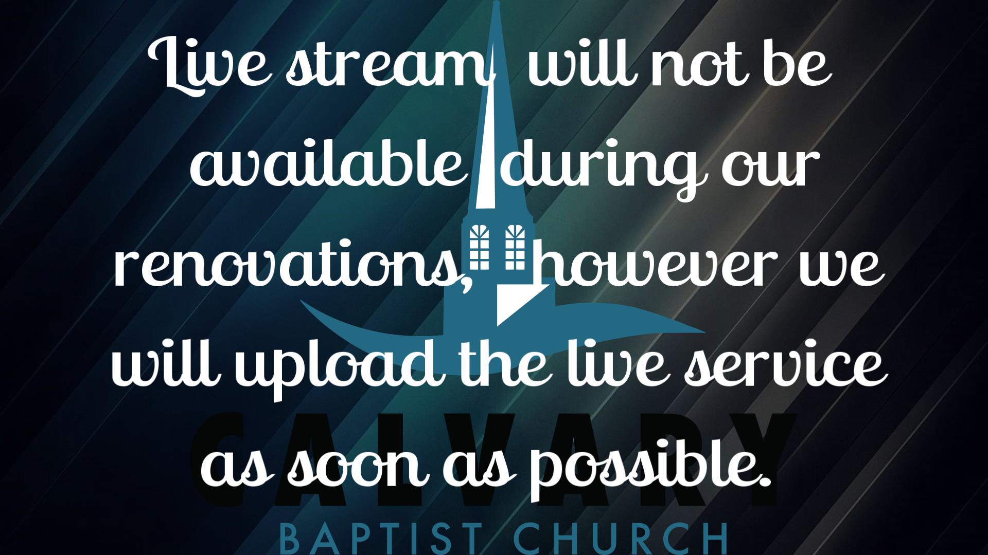 Sunday Evenings at Calvary