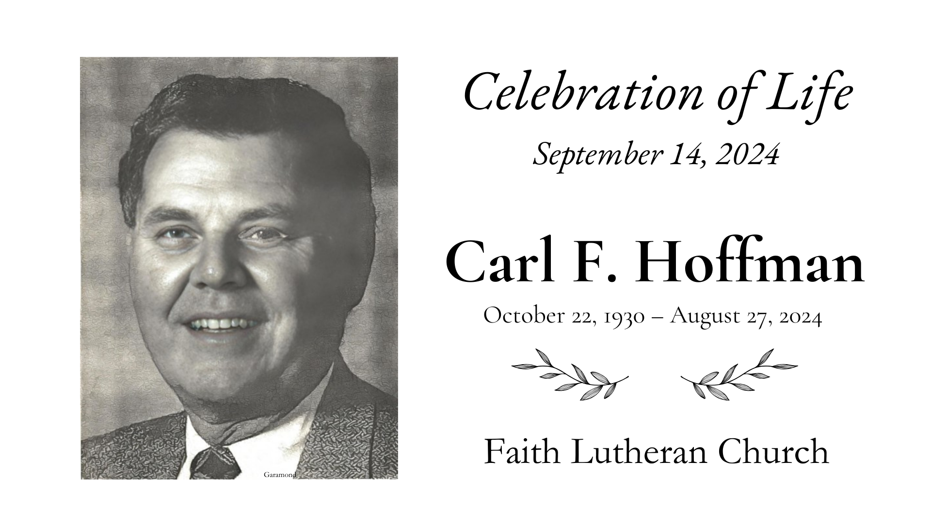 Celebration of Life: Carl Hoffman