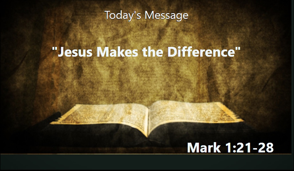 Jesus Makes the Difference