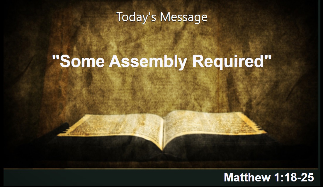 Some Assembly Required